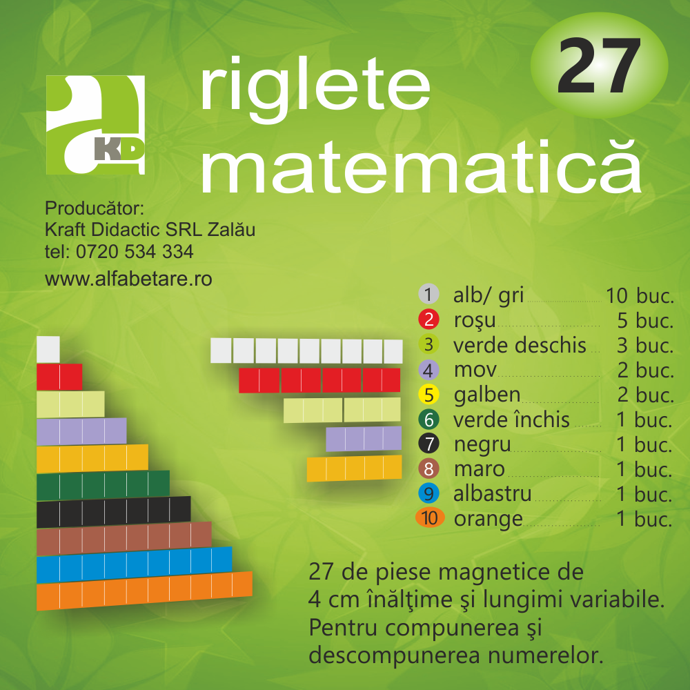 alfabetare.ro - Riglete matematica