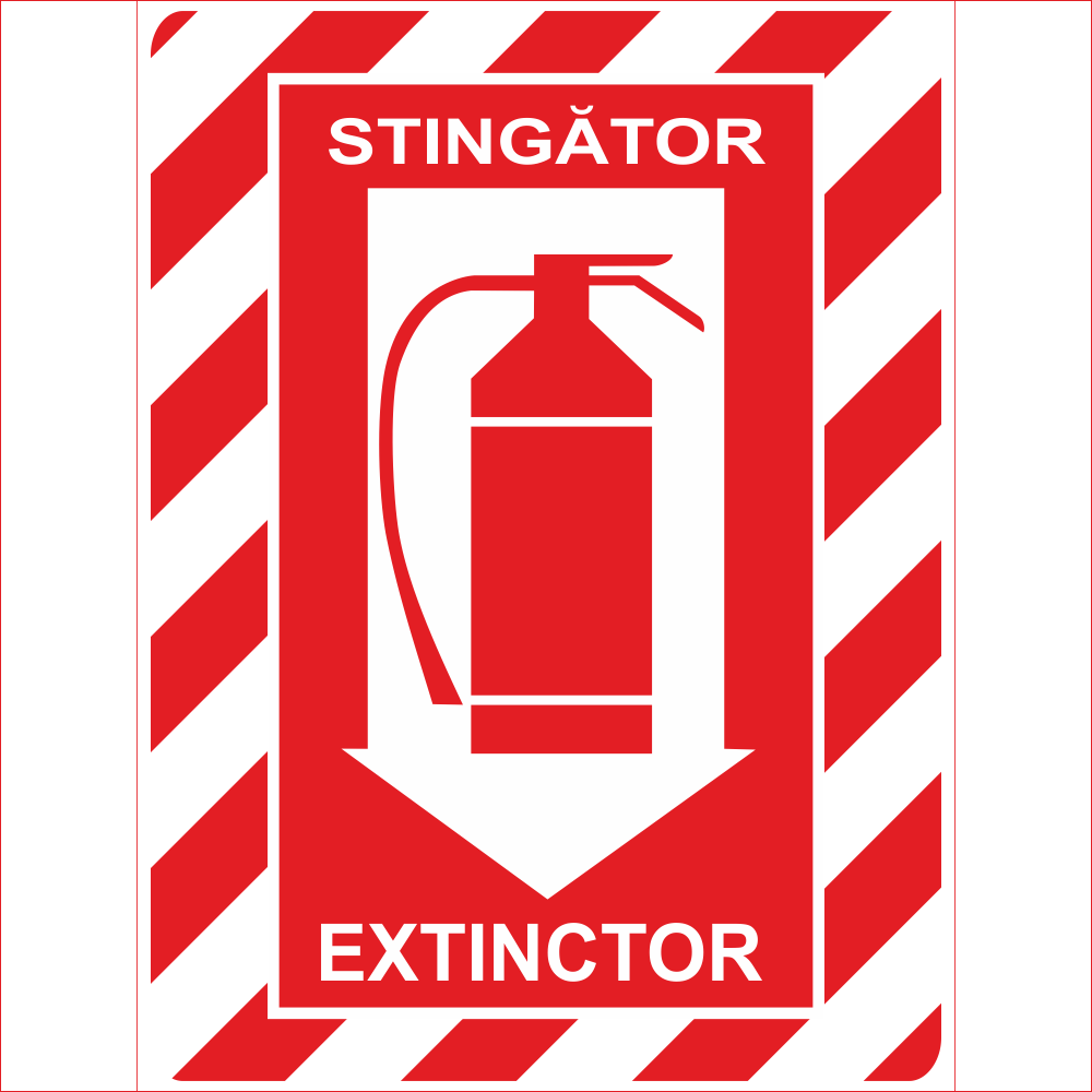 alfabetare.ro - Autocolant Stingator