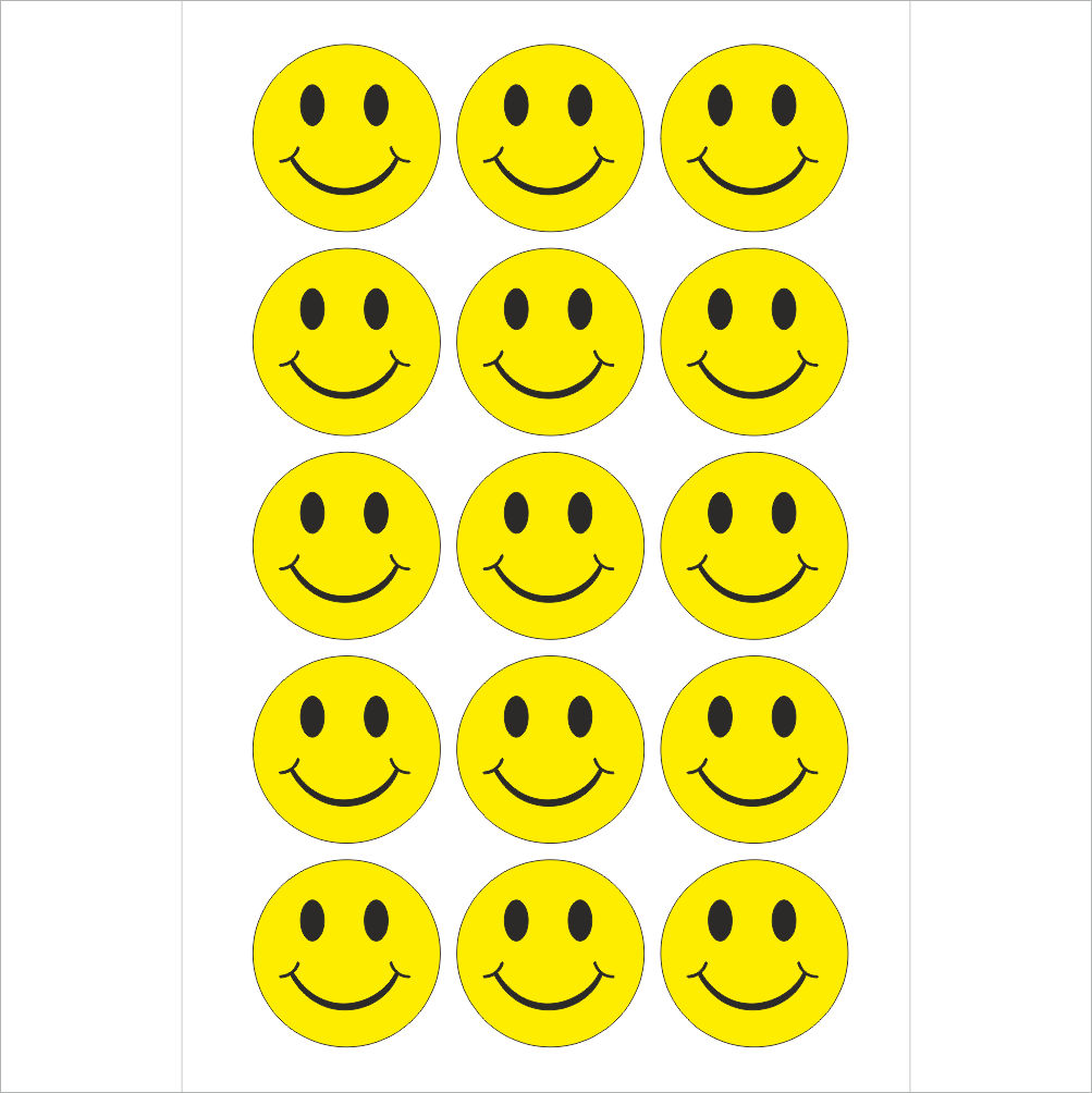 alfabetare.ro - Autocolante Smiley